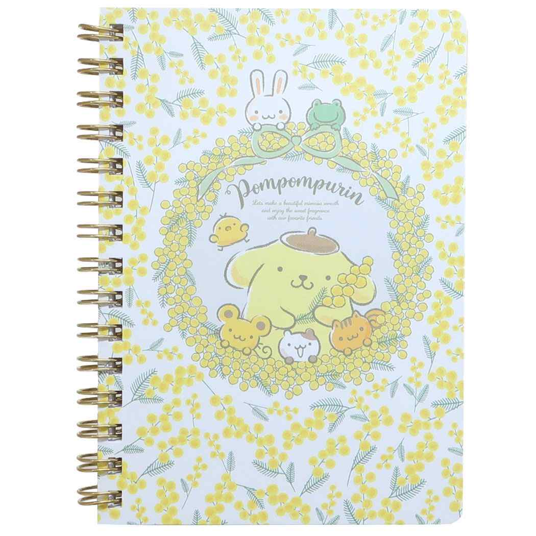 ポムポムプリン A6リングノート サンリオ リングノート キャラクター – シネマコレクション
